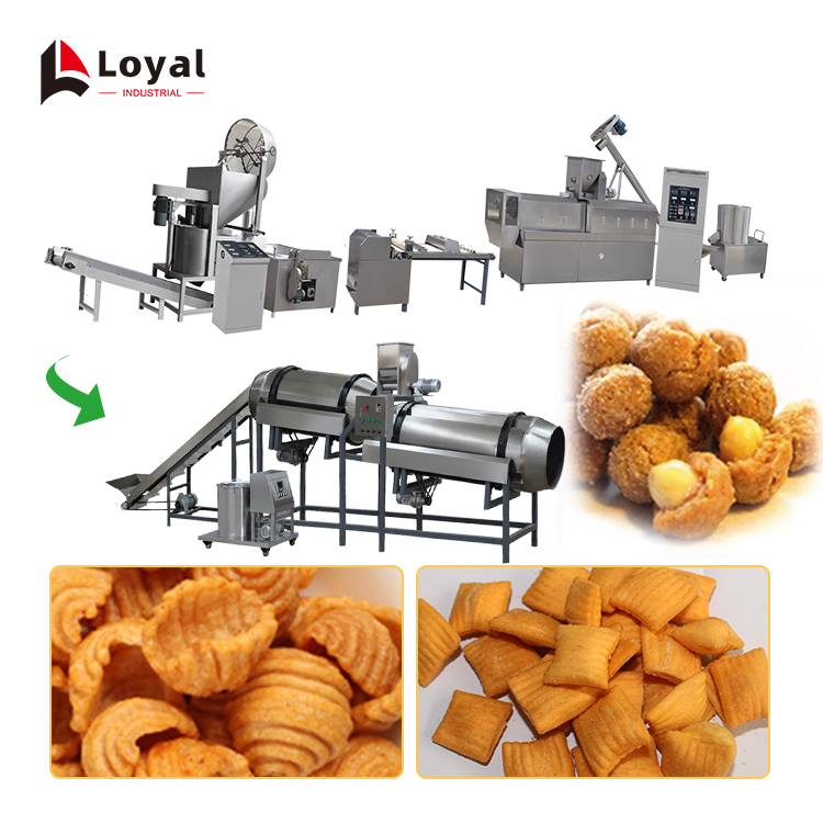 200KG Per Hour High Productivity Wheat Flour Snack Making Machine ...