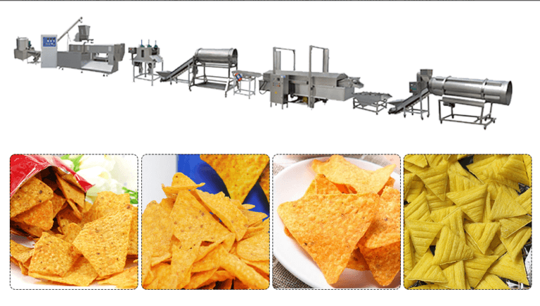 Heavy-Duty Automatic Doritos Production Line Doritos Tortilla Chips ...