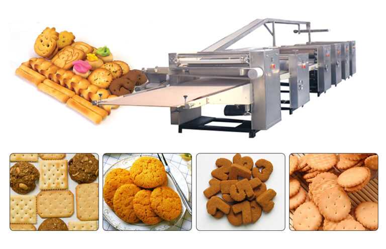 Industry Multi-Function Automatic Biscuit Production Line Biscuit ...