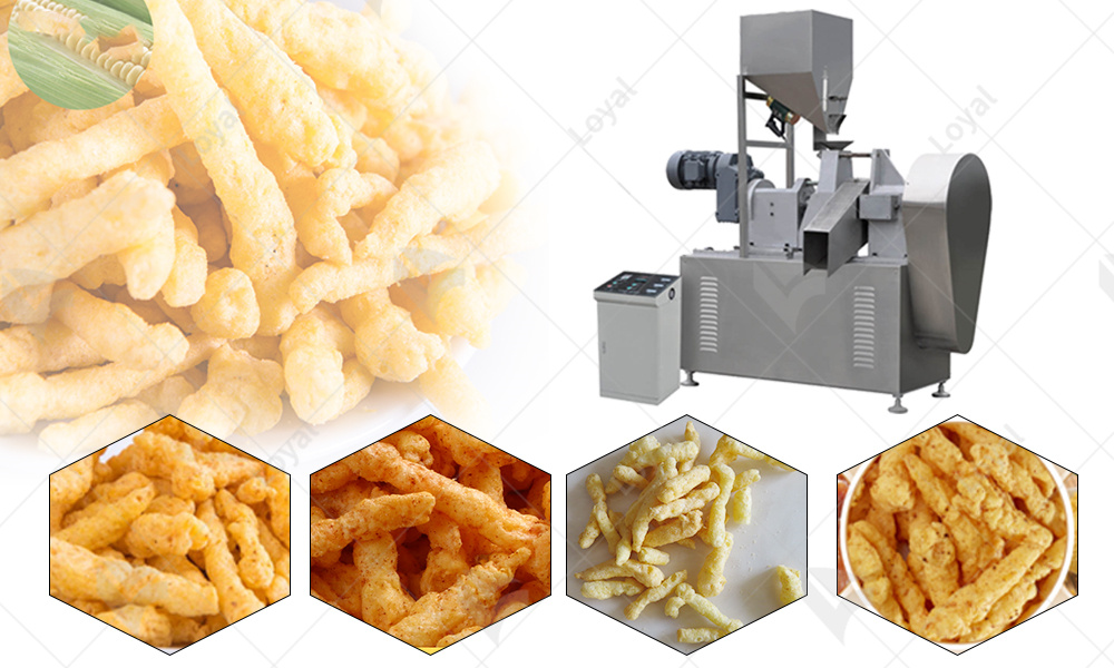 Cheetos Snack(Kurjure) Processing Line - Shandong Loyal Industrial Co.,Ltd.