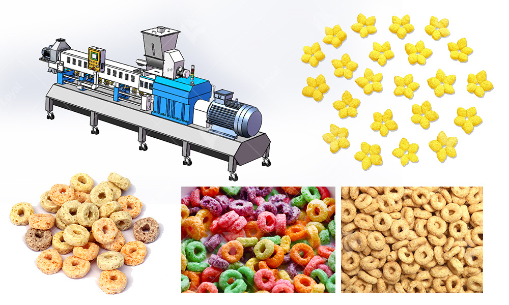 The production process of breakfast cereals - Shandong Loyal Industrial ...