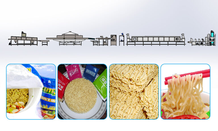 Composition and introduction of instant noodle production lines ...